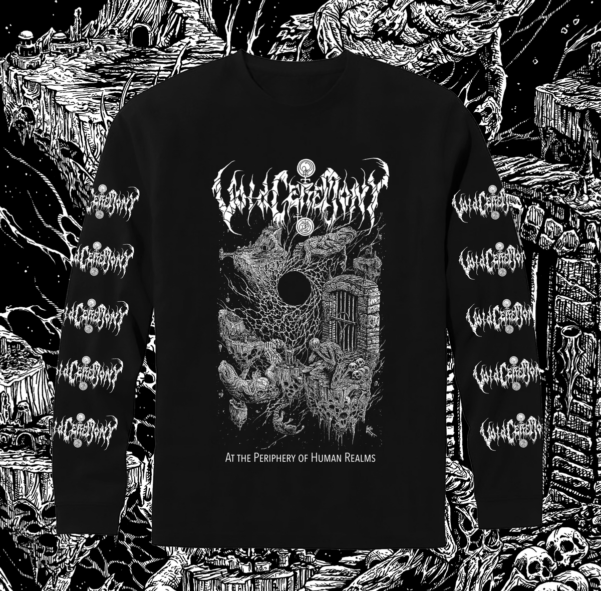 VOIDCEREMONY - "AT THE PERIPHERY OF HUMAN REALMS" LIMITED LONG SLEEVE ...